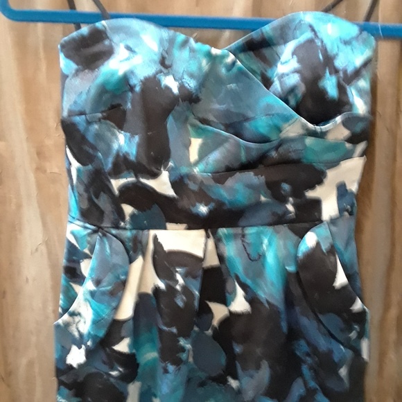 I.N. San Francisco | Dresses | In San Francisco Strapless Blue Pocket ...